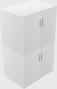 White Office Storage Cabinet - Officestock