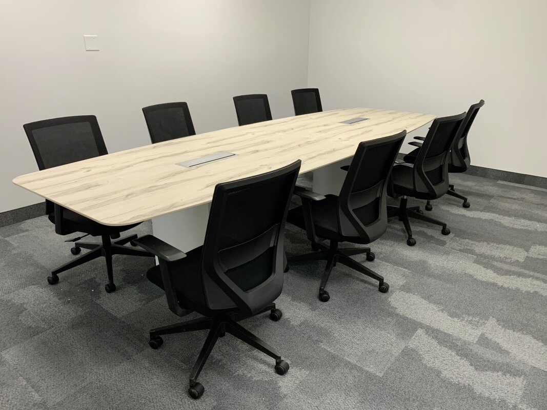 Boat-shaped Meeting Table - Officestock - Modern Office Furniture ...