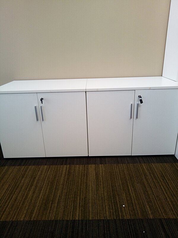 White Office Storage Cabinet - Officestock - Modern office furniture ...