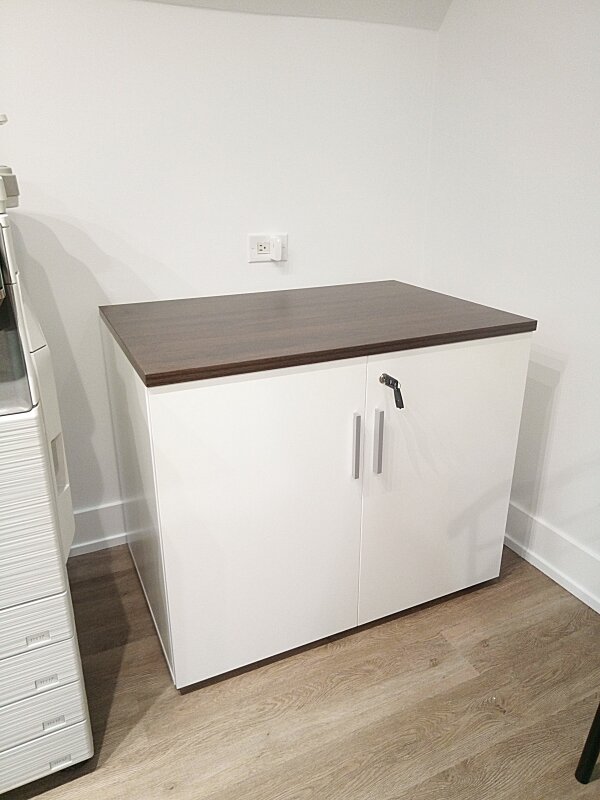 White Office Storage Cabinet - Officestock - Modern office furniture ...