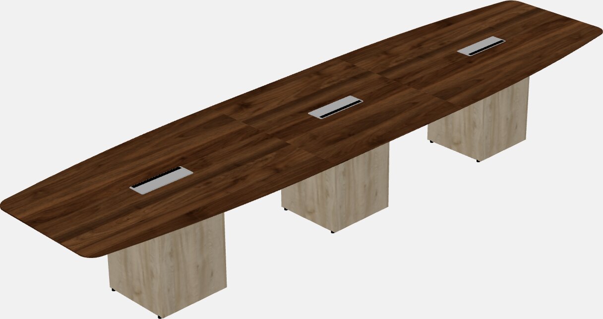 Boat-shaped Meeting Table - Officestock - Modern Office Furniture ...