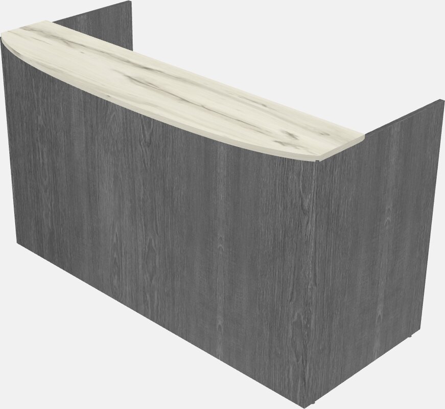 Grey Reception Desk . - Officestock