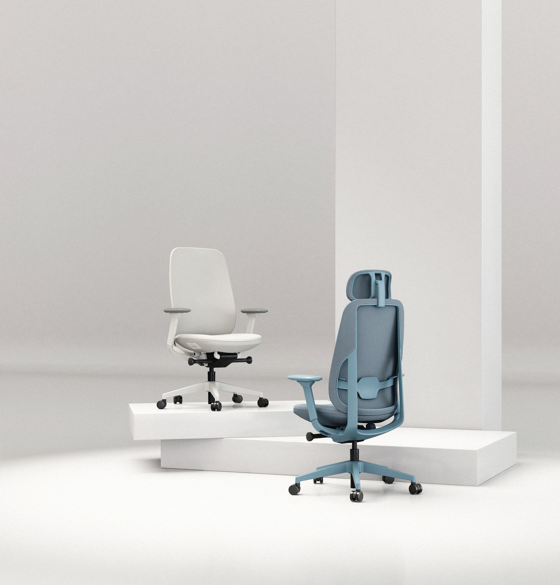 Blue Executive Task Chair - Officestock