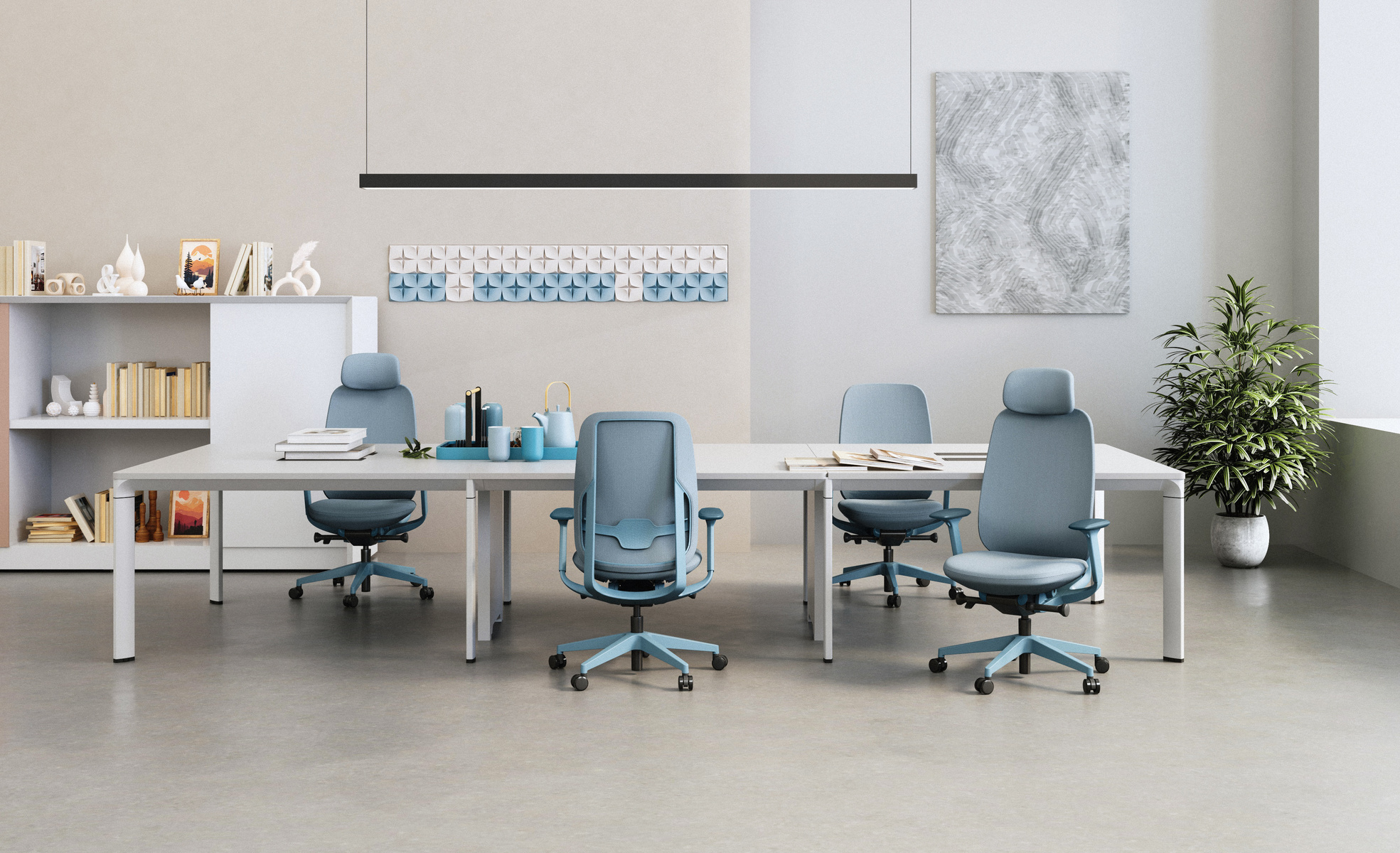 Blue Executive Task Chair - Officestock